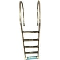 FibroPool, Stainless Steel Above Ground Pool Ladder, 4 Steps - Walmart.com