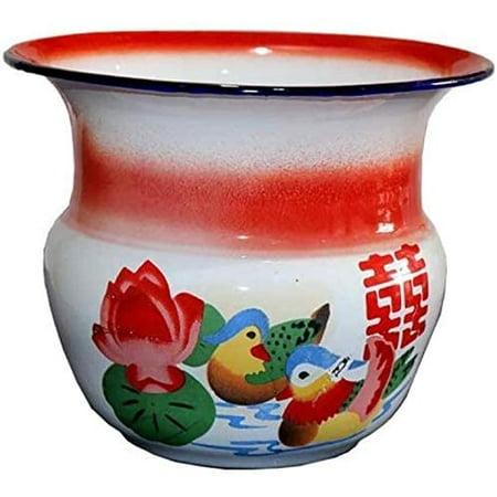 Flower Pot Chinese Antique Spittoon Urine Jug Stainless 1960S ...