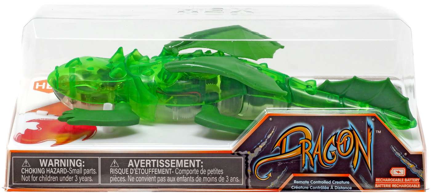 Hexbug Micro Robotic Creatures Dragon (Green) - Walmart.com