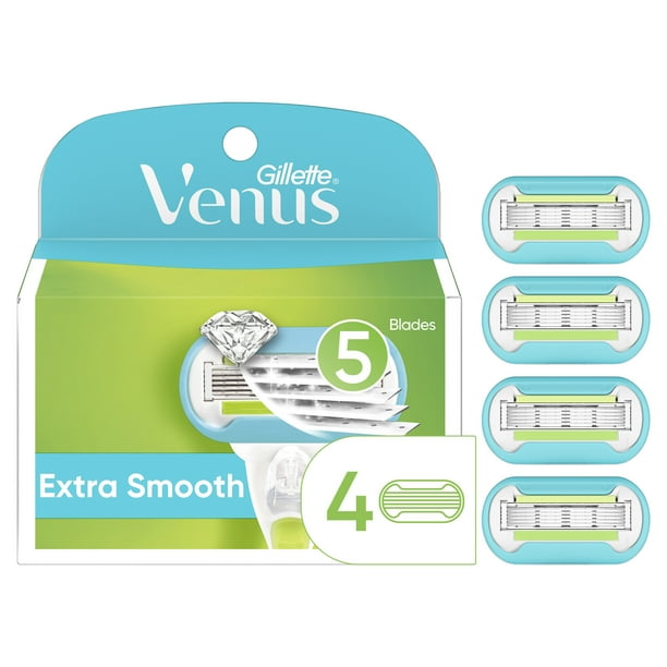 Venus Extra Smooth Women's Razor Blade Refills, 4 Count - Walmart.com