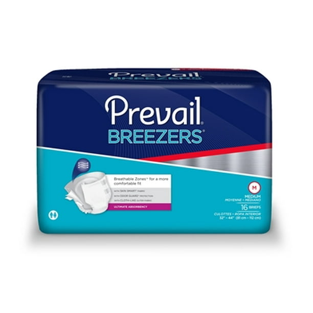 Prevail Breezers 360 Adult Winged Brief, Heavy Absorbency, X-Large , 59 ...
