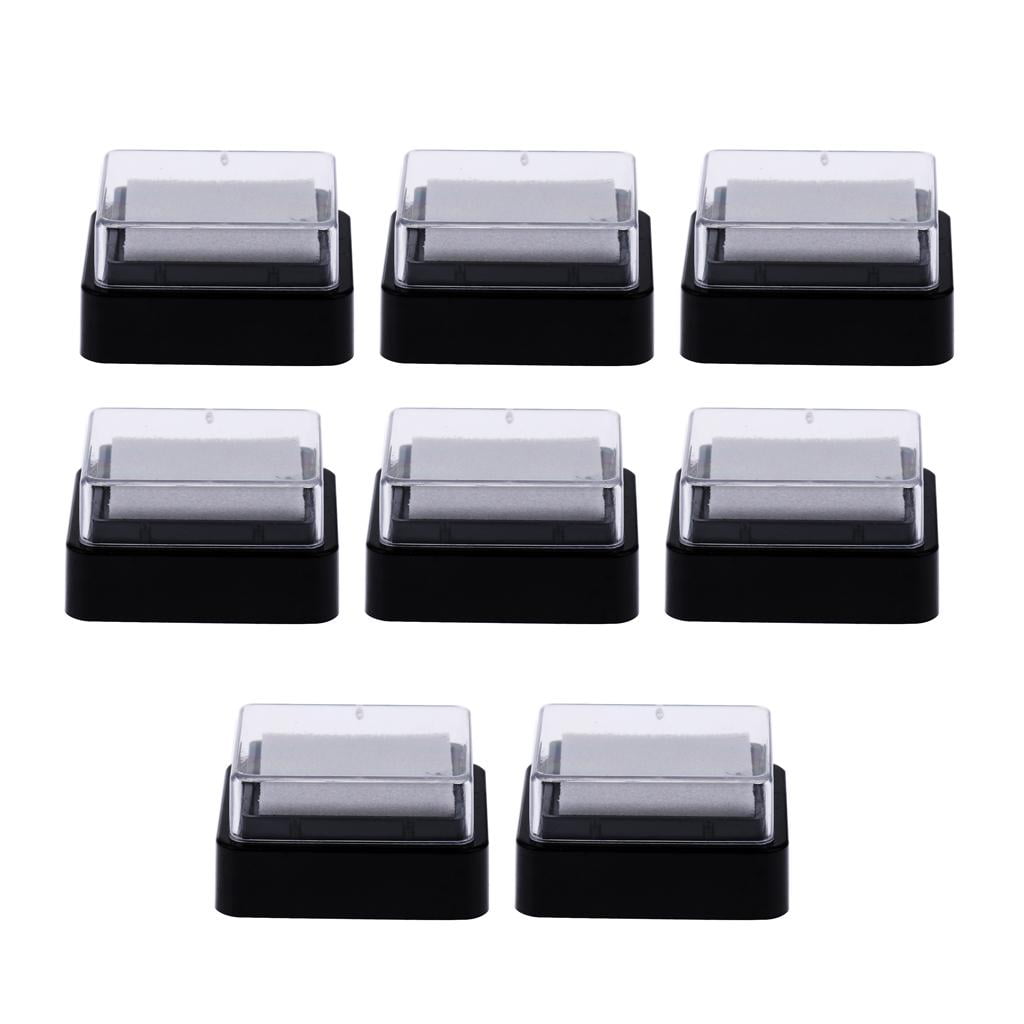 80pcs White Empty Ink Pads without Pigment Ink Inside for Stamping DIY ...