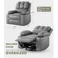 Garvee 22" Electric Massage Recliner Chair, 360° Swivel, Zero Gravity ...