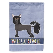Chinese Crested Welcome Garden Flag - Walmart.com