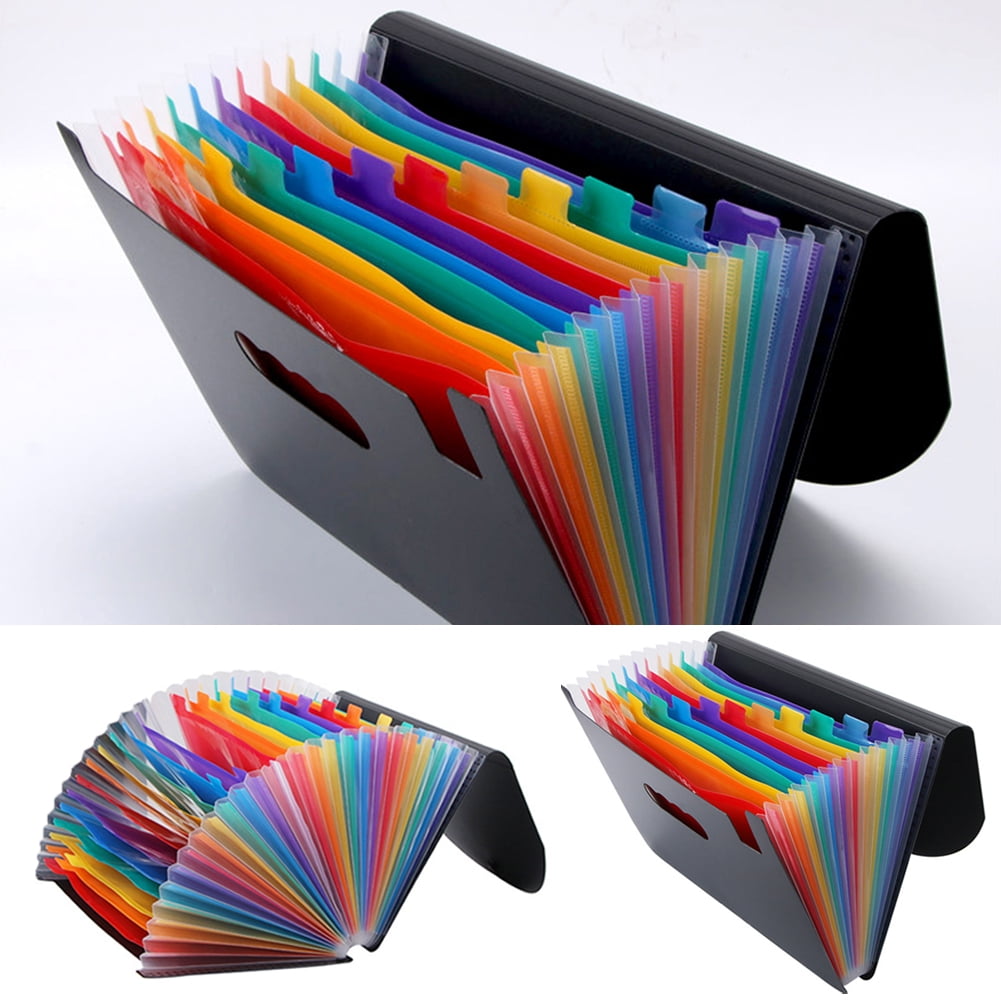 Travelwant File Organizer,12/24 Grids Expanding File Folder with ...