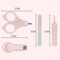 Baby Manicure Kit, 4-in-1 Baby Nail Care Set with Cute Case, Baby Nail ...