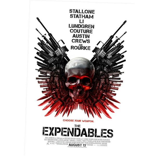 Expendables The Movie poster 12x16 Print on Metal Sign 12in x 16in ...