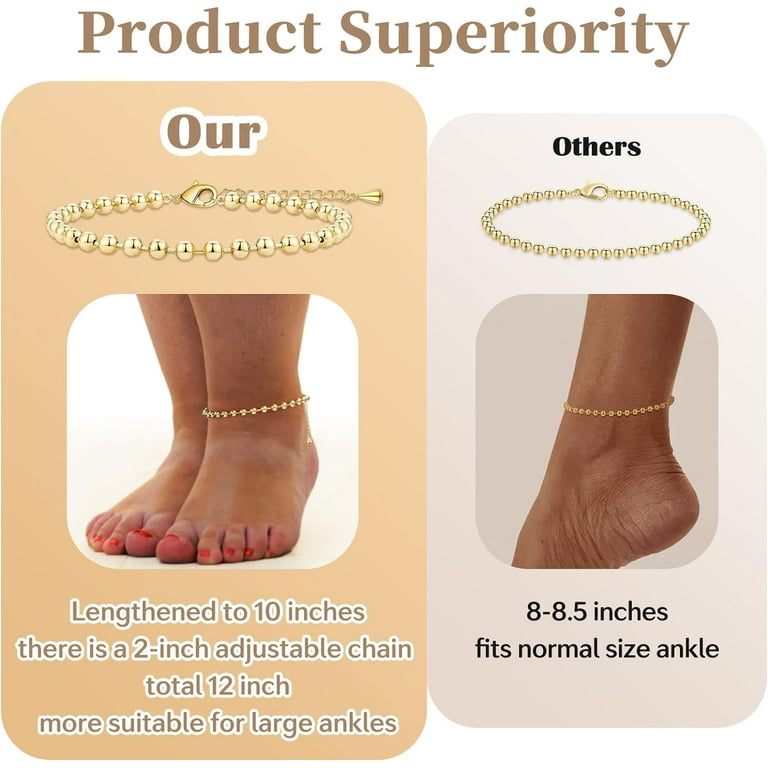 Ankle bracelet for fat ankles store
