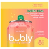 bubly Bellini Bliss Sparkling Water, 12 fl oz, 8 Pack Cans - Walmart.com