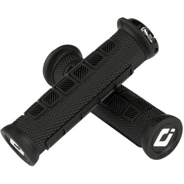 ODI Elite Motion Grips - Black, Lock-On 130mm Length Flangeless Bike ...