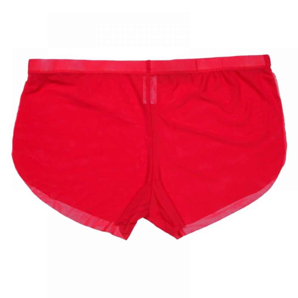 Men s Side Slit Pajama Shorts Sexy Low Waist Ultra Thin Sleeping Bottom men-s-side-slit-pajama-shorts-sexy-low-waist-ultra-thin-sleeping-bottom