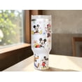 40oz Mickey and Friends Tumbler with Handle - Floral Mickey Minnie ...