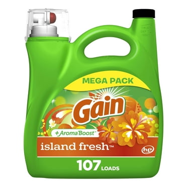 Gain Original Washing Power Liquid Laundry Detergent, Hawaiian Aloha ...