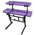 On-Stage KS7365EJ Pro Heavy-Duty Folding-Z Keyboard Stand w/ 2nd Tier ...
