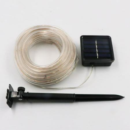 Solar Hose Light String Copper Wire Garden Yard Decor LED Outdoor ...