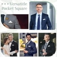 Handkerchiefs for Men, 100% Soft Cotton White Hankies, Classic Reusable ...