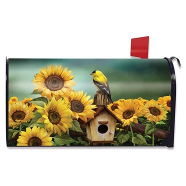 Sunshine Barn Summer Magnetic Mailbox Cover Farm Standard Briarwood ...
