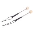 2Pcs Drum Wool Felt Percussion Mallets with Stainless Steel Handle ...