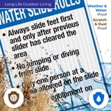 Arkansas Water Slide Rules Sign, Complies With State Of Arkansas Pool ...