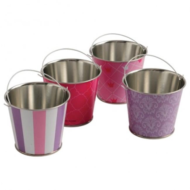2.75 in. Pink & Purple Pattern Buckets - 6 per Pack - Pack of 12 ...