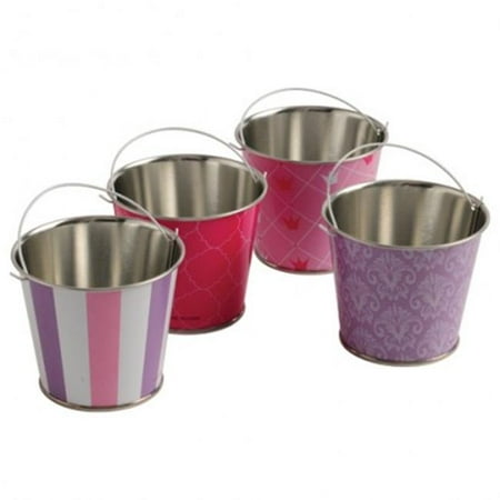 2.75 in. Pink & Purple Pattern Buckets - 6 per Pack - Pack of 12 ...