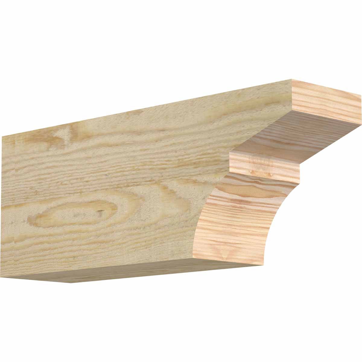 4"W x 6"H x 16"L Monterey Rough Sawn Rafter Tail, Douglas Fir - Walmart.com