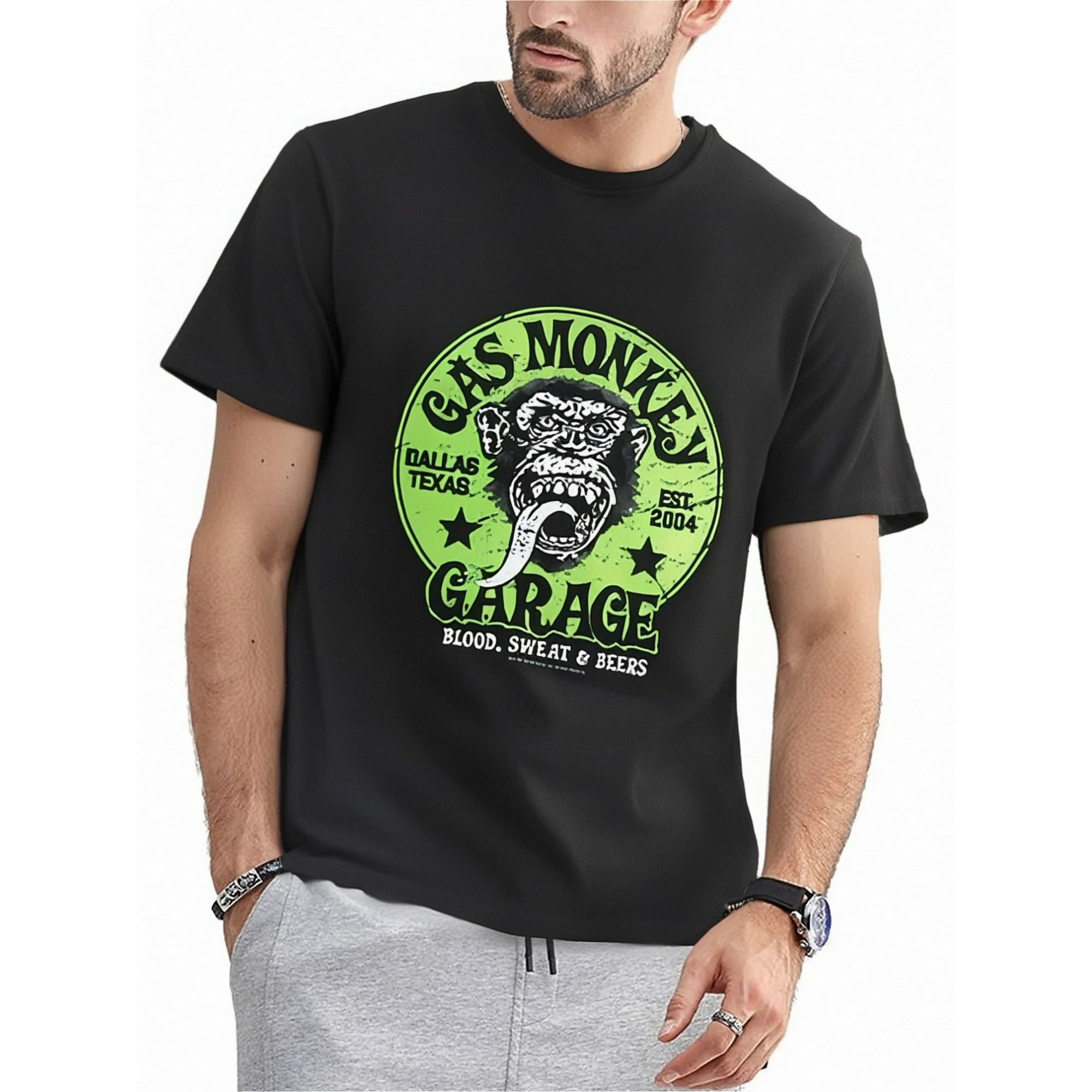 Click here for Generic Mens Gas Monkey Garage Graphic Tee - Soft... prices