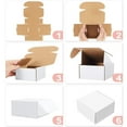 Bagdream 25 Pack Small Moving And Shipping Boxes 6x4x3 Inches White