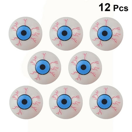 AMERTEER 12 Pcs Horror Eye Balls Halloween Party Horror Bloody Fake ...