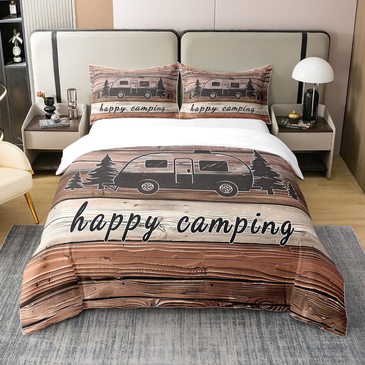 Click here for Erosebridal Rustic Camp 100 Cotton Duvet Cover Que... prices