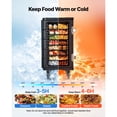 Large 127QT Wheeled Insulated Non-Electric Food Warmer Box, Stainless ...