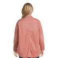 Terra & Sky Plus Size Denim Shacket - Sizes 0X-4X - Walmart.com