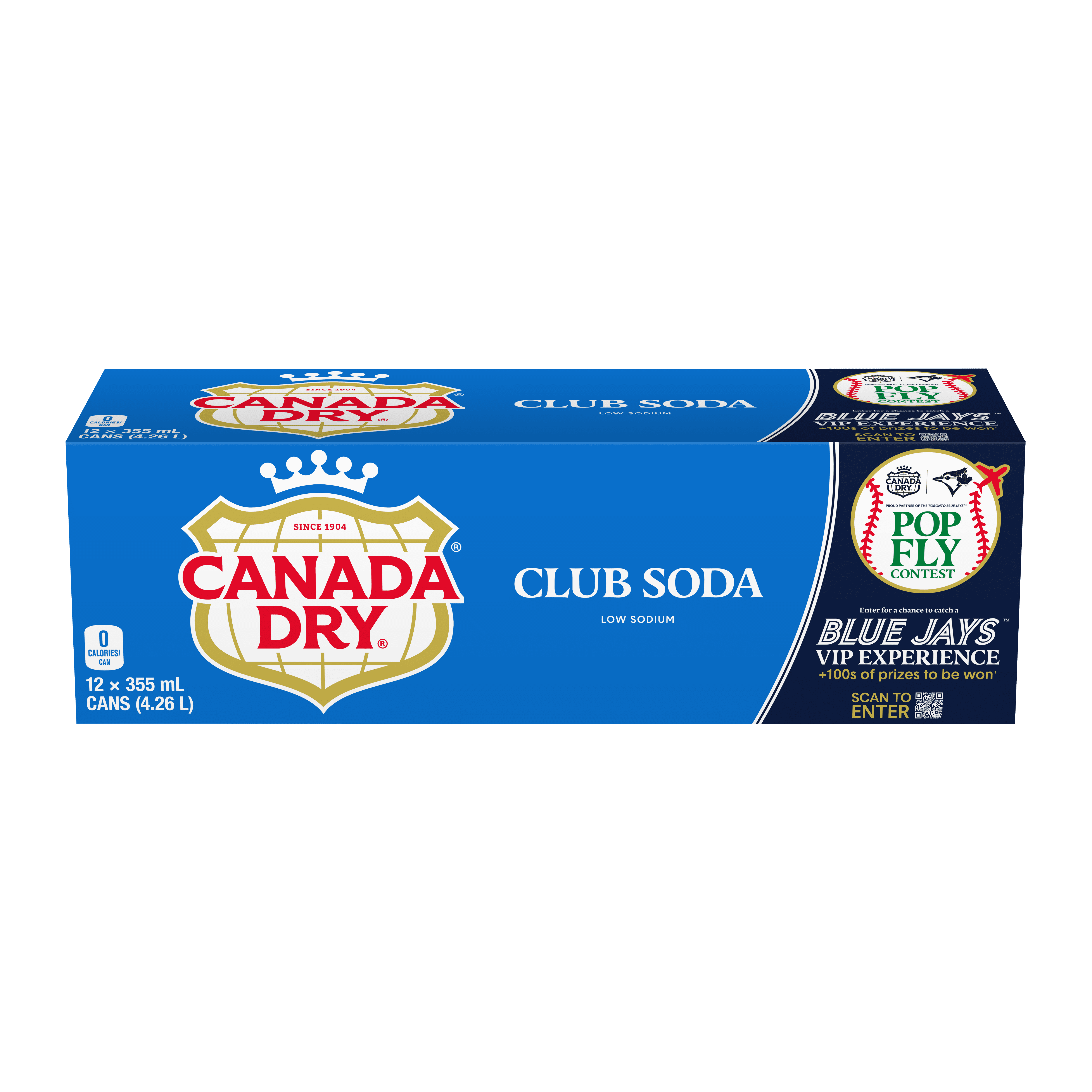 Canada Dry® Club Soda 355 mL Cans, 12 Pack - Walmart.ca