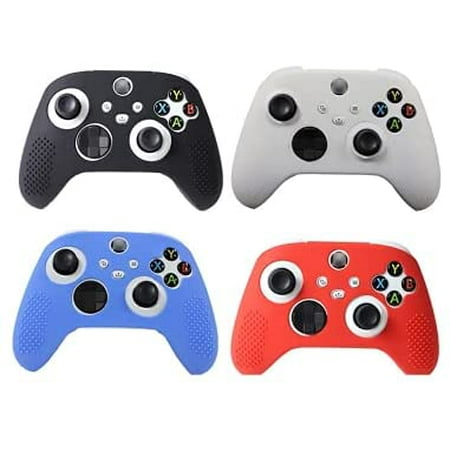 Anti-Slip Protective Skin Silicone Gel Cover Case with Joystick Thumb ...