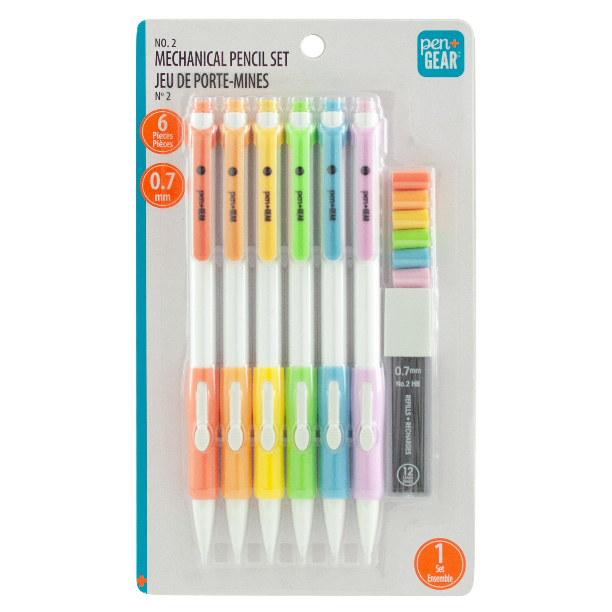 Click here for Pen+Gear #2 Refillable Mechanical Pencils With Lea... prices