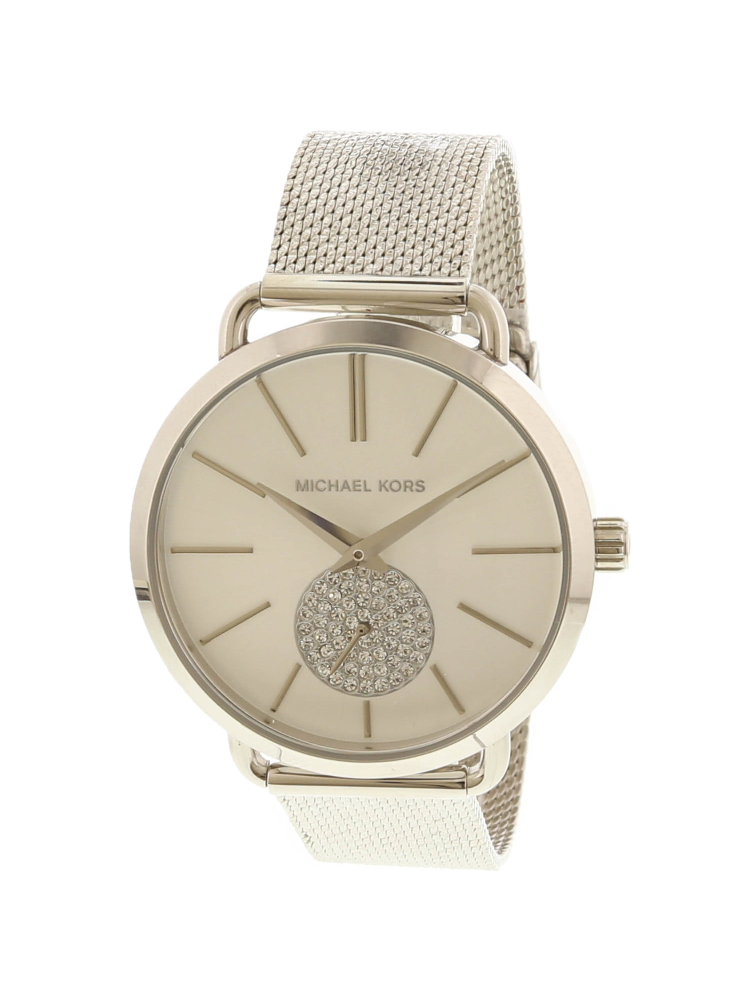 Michael Kors Women's Portia Watch - Silver / Silver / Silver | Walmart ...