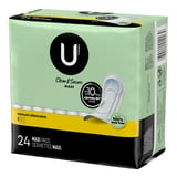 U by Kotex Security Maxi Pads, Regular, Unscented 24 ct HSA/FSA ...