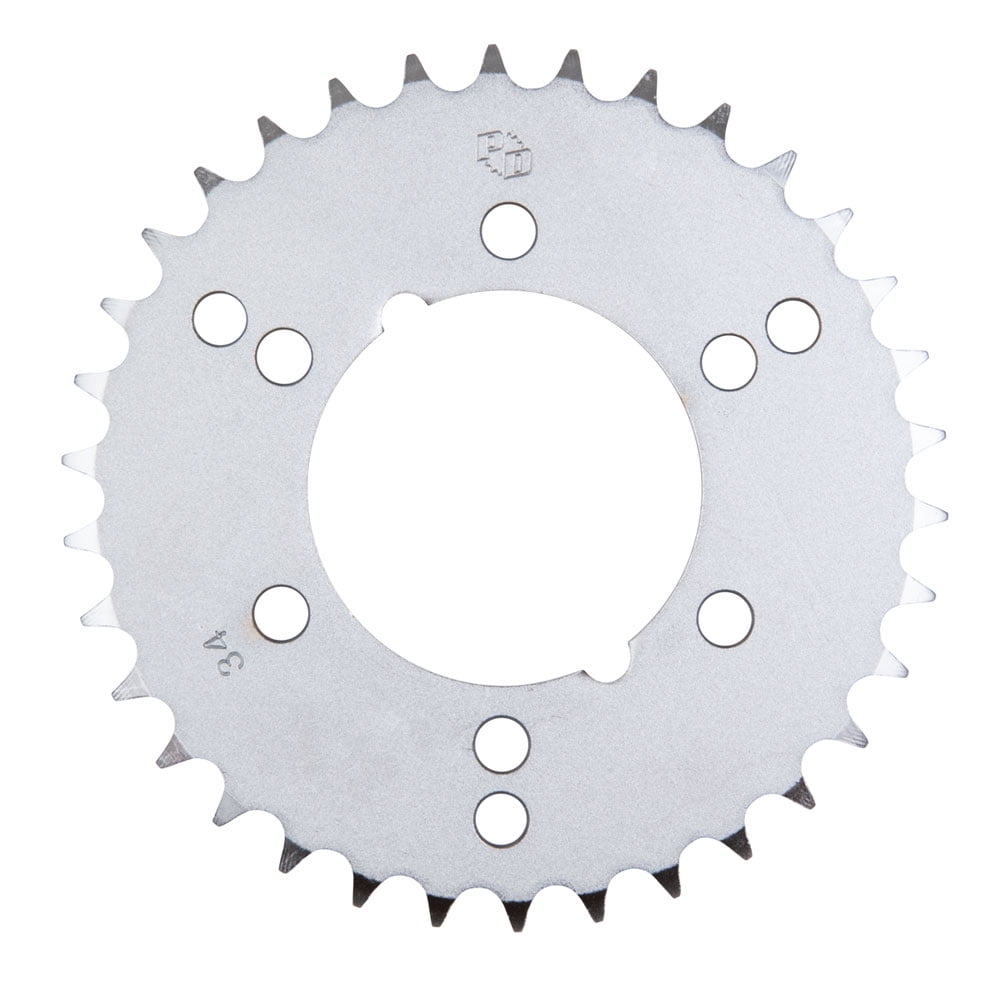 Primary Drive Rear Steel Sprocket 34 Tooth Silver - Walmart.com
