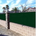Boen Privacy Fence Netting Green 12' x 50', w/ Woven Eyelets - Walmart.com