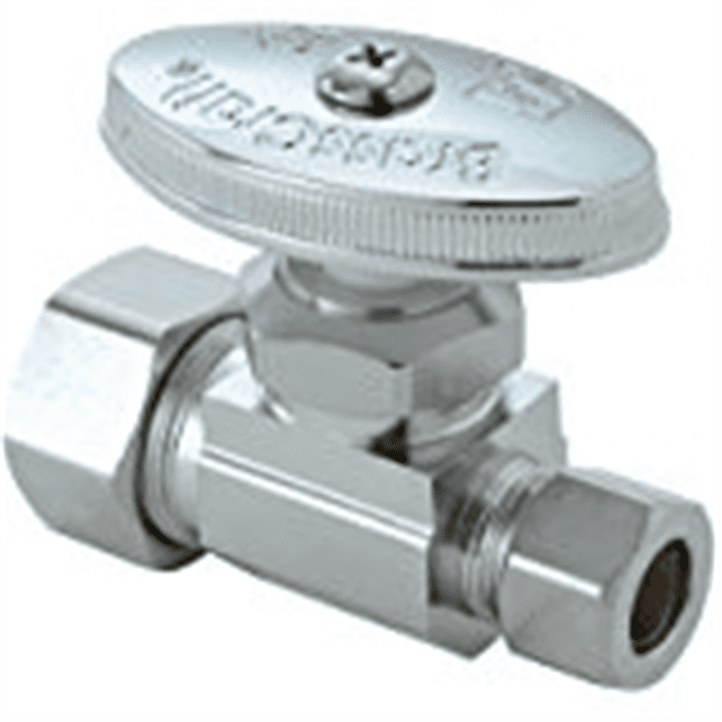 026613096056 UPC Brasscraft 1 / 2 In. Nom Comp Inlet x 3 / 8 In. Od Comp Outlet Chrome Plated ...