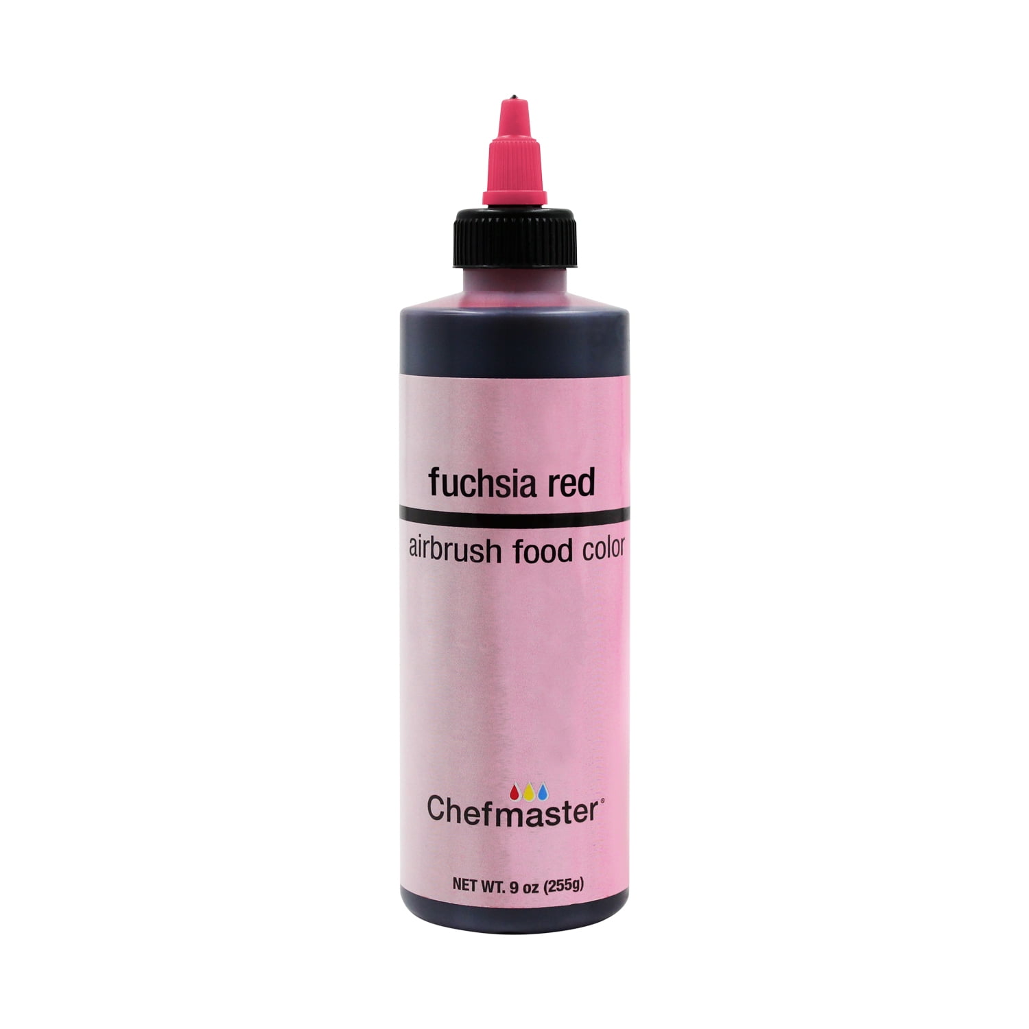 Chefmaster 9-Ounce Fuchsia Red Airbrush Cake Decorating Food Color ...