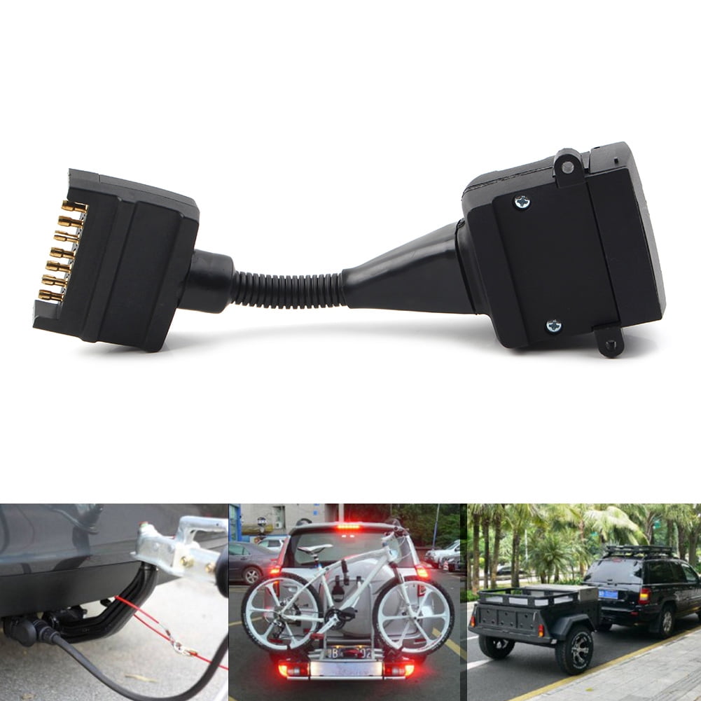 ZS 12 Pin Flat Trailer Socket Plug Set Connector Trailer Auto avan ...