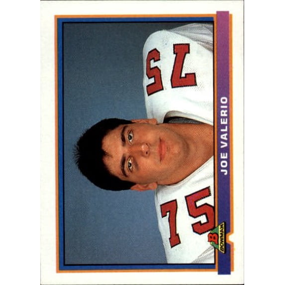 1991 Bowman #215 Joe Valerio RC NFL Football Trading Card - Walmart.com