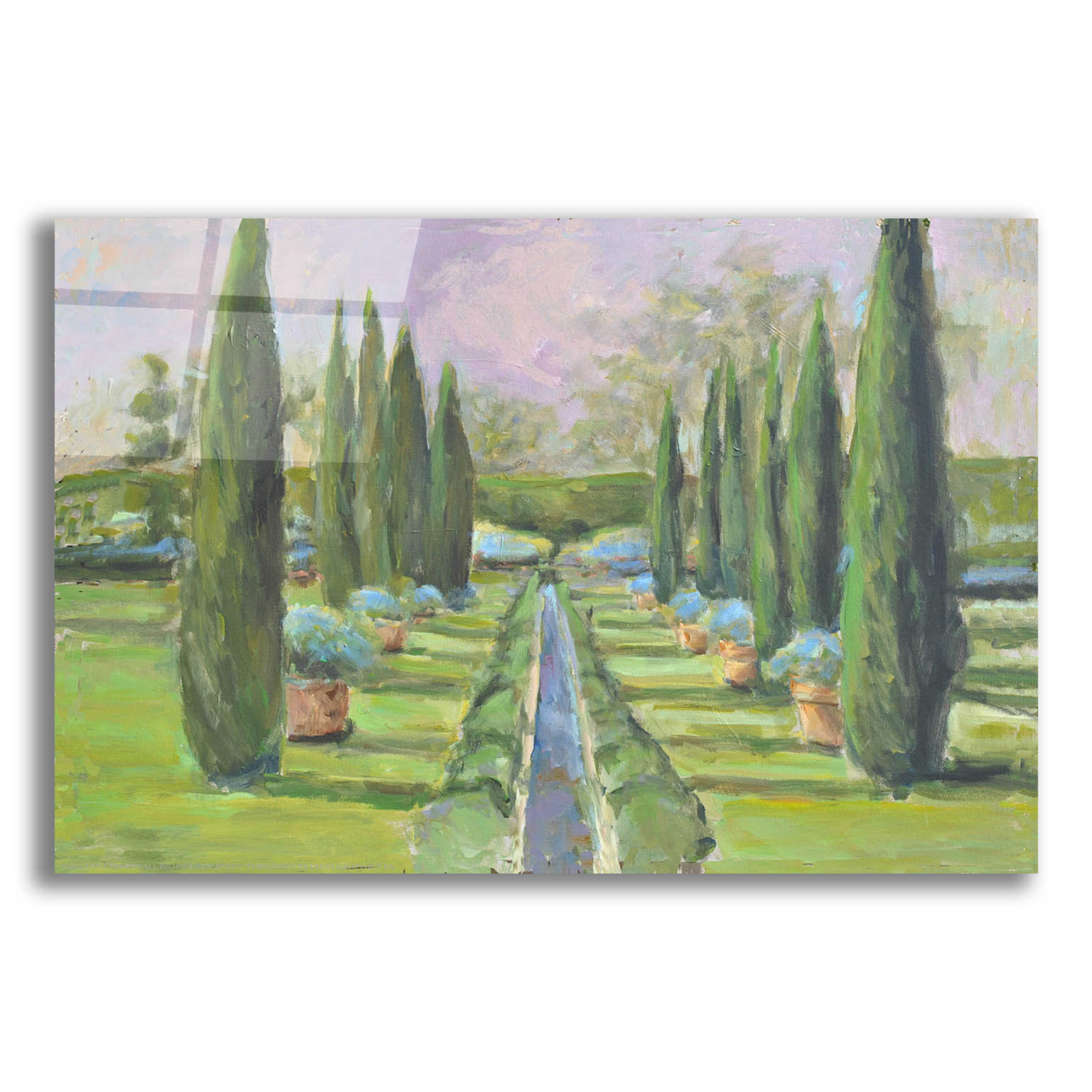 Epic Art 'Garden Path' by Jadei Graphics, Acrylic Glass Wall Art, 24 ...