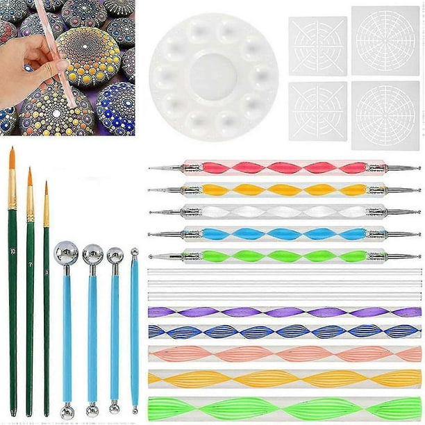 25pcs Dotting Tools Kits Tlg Mandala Dotting Tools Set, Dotting Pens ...