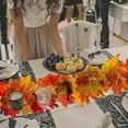 Fmbmuo 5.6 Ft Artificial Fall Garland for Mantle,Thanksgiving,Maple ...