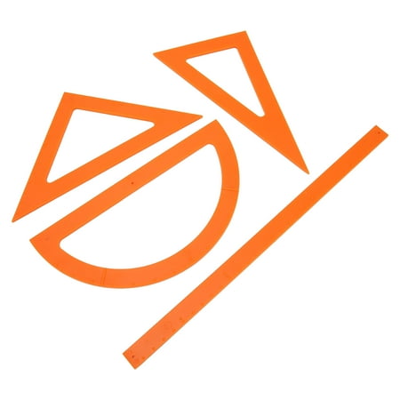 Braille Ruler Kit, Braille Measuring Ruler Ruler Protractor 2Pcs ...