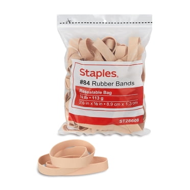 Staples Office Supply: Bag of #33 Size Economy Rubber Bands, 1 lb. Pack ...