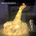 Special Clouds Rocket Astronaut Bedside Table Lamp Children Kids ...