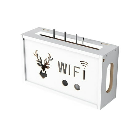 Goriertaly Modern And Functional Wall Mounting Wi-Fi Router Storage ...